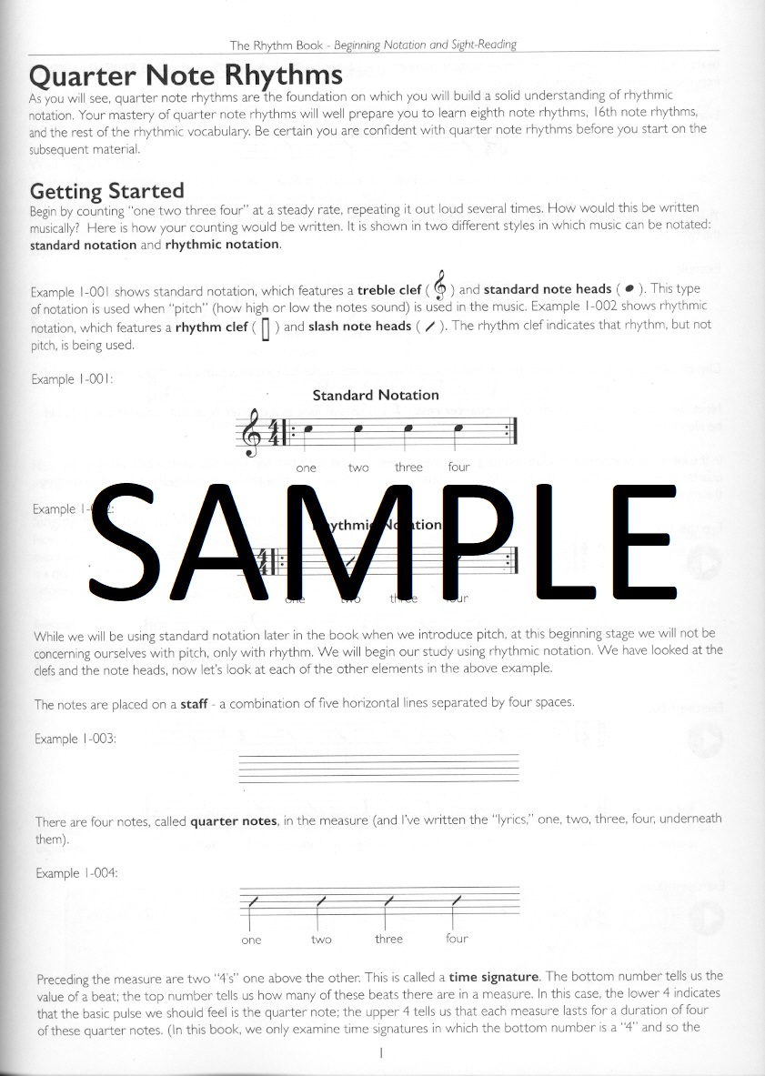 Buy Rhythm Book, The Online at $19.99 - Flute World