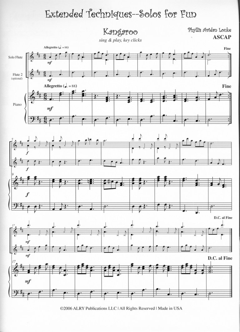 Buy Extended Techniques-Solos for Fun! Online at $25 - Flute World