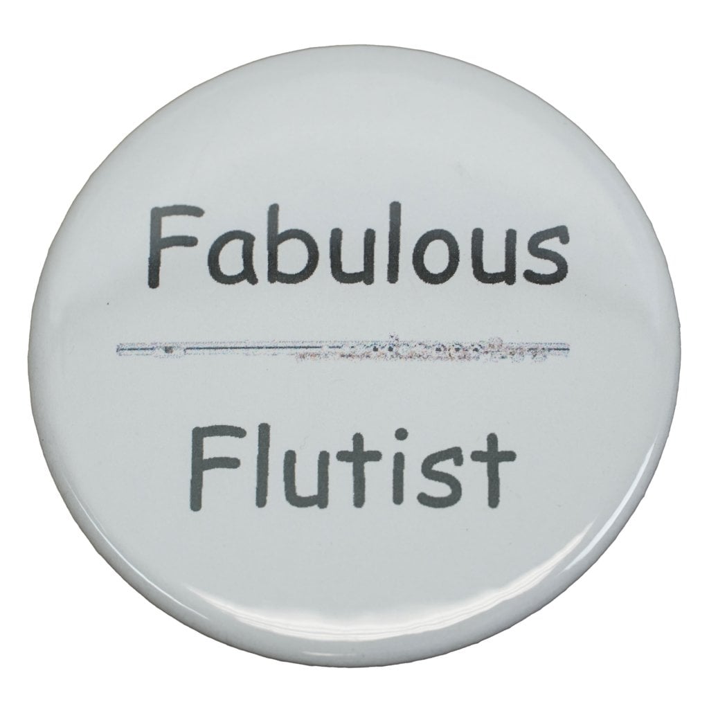 Buy Fabulous Flutist Button Online at $1.6 - Flute World