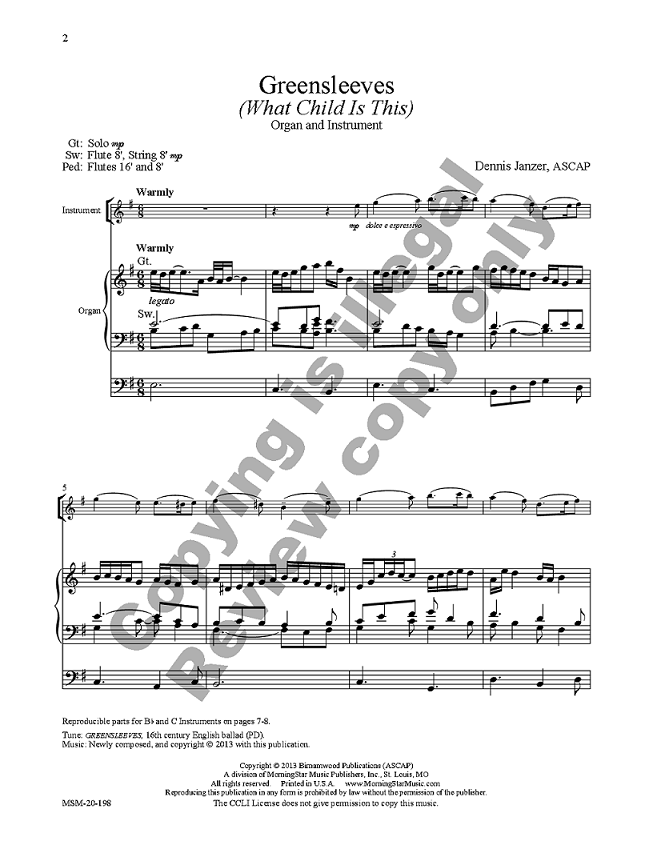 Buy Greensleeves - What Child Is This Online at $8 - Flute World