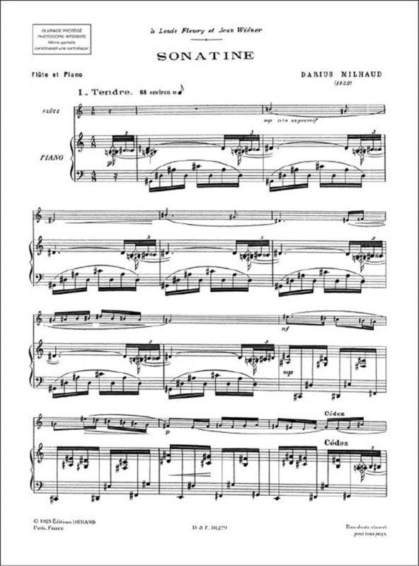 Buy Sonatine Online at $20.99 - Flute World