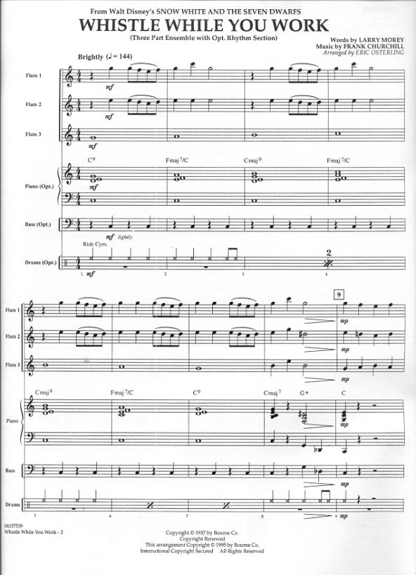 Buy Whistle While You Work - Pops for Ensembles Online at $25 - Flute World