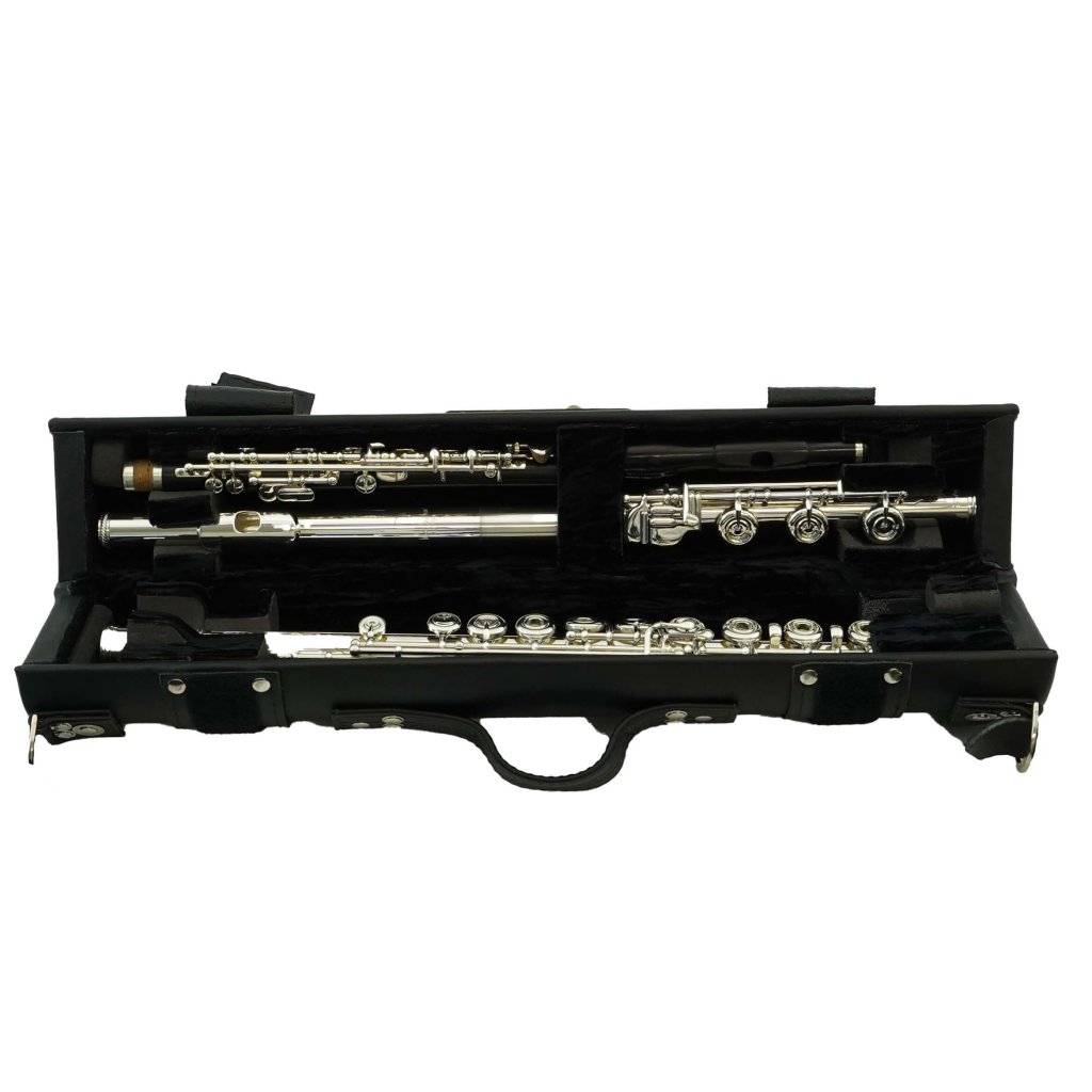 Buy Wiseman Flute/Piccolo Case - Black Leather Online at $600 - Flute World