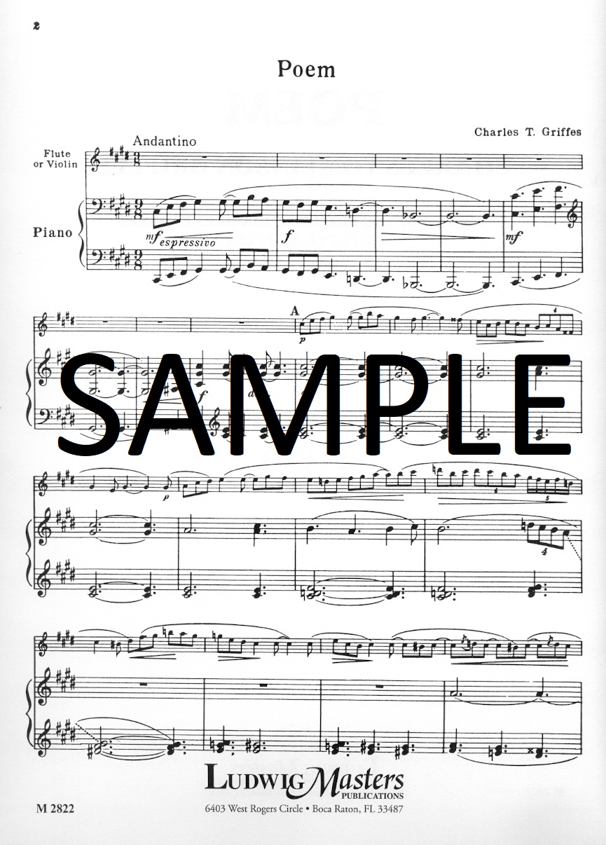 Buy Poem Online at $8.05 - Flute World