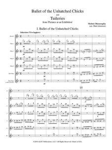 Buy Ballet of the Unhatched Chicks and Tuileries Online at $20 - Flute ...