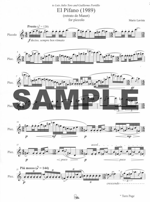 Buy El Pifano (Retrato de Manet) Online at $8.96 - Flute World