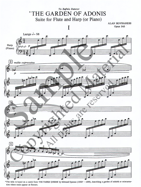 Buy Garden of Adonis Online at $29.7 - Flute World