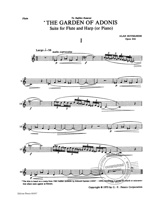 Buy Garden of Adonis Online at $29.7 - Flute World