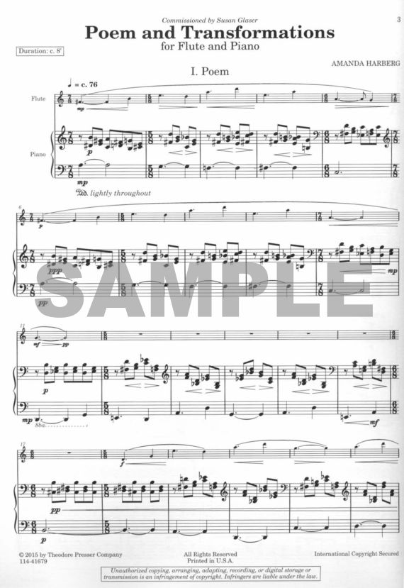 Buy Poem and Transformations Online at $19.79 - Flute World