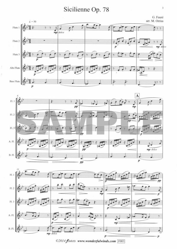Buy Sicilienne Op78 Online at $21.95 - Flute World