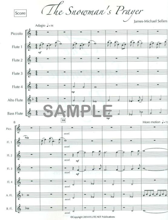 Buy Snowman's Prayer, The Online at $21.6 - Flute World