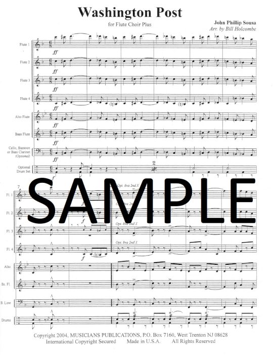Buy Washington Post March Online at $15 - Flute World