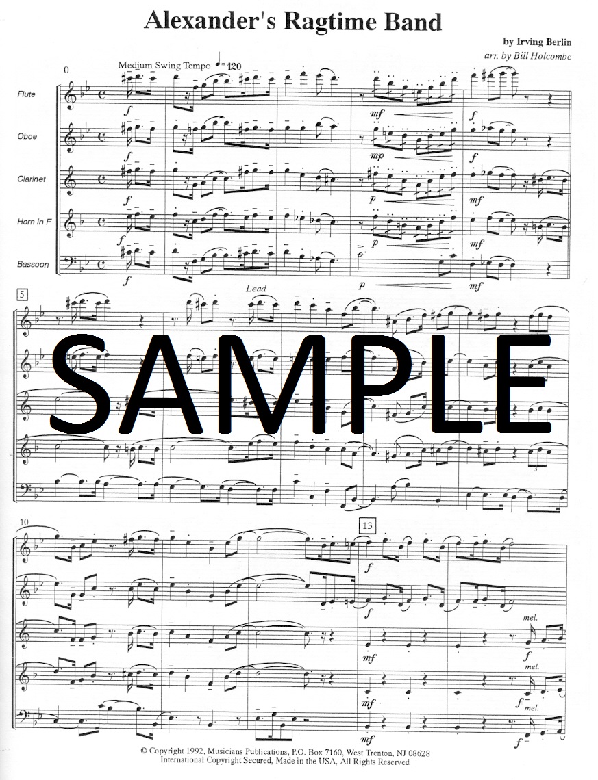 Buy Alexander's Ragtime Band Online at $15 - Flute World