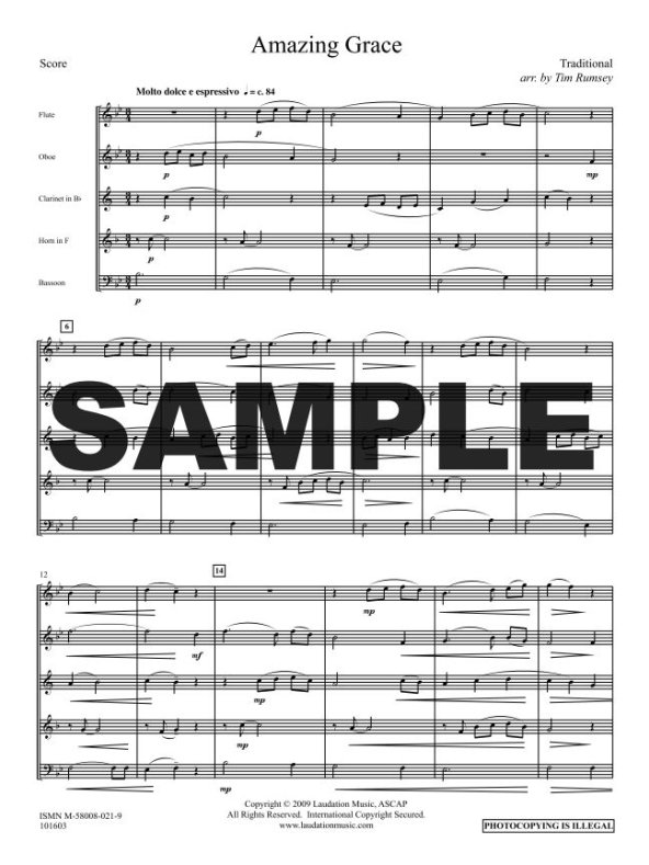 Buy Amazing Grace Online at $15 - Flute World