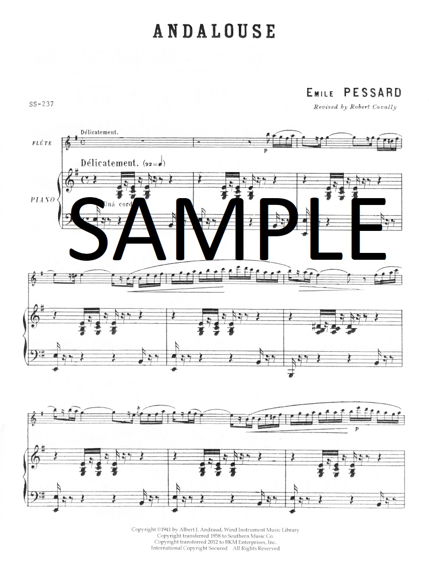 Buy Andalouse Online at $8.99 - Flute World