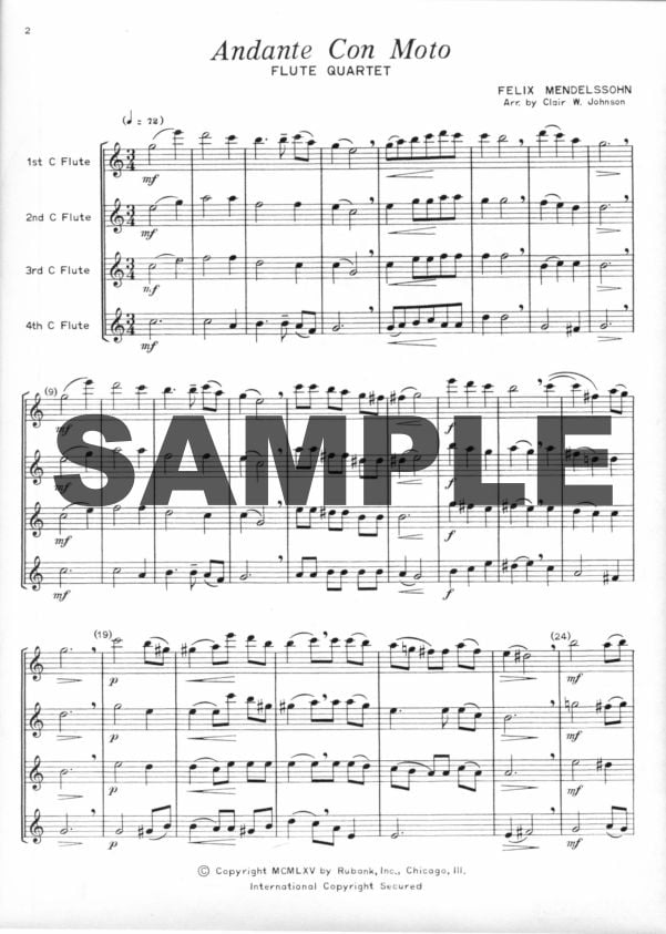 Buy Andante con Moto Online at $7.99 - Flute World