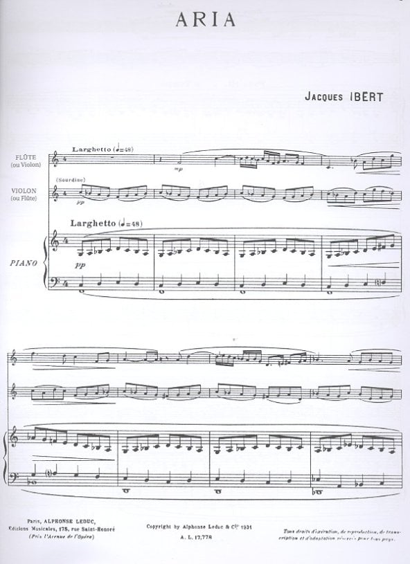 Buy Aria Online at $17 - Flute World