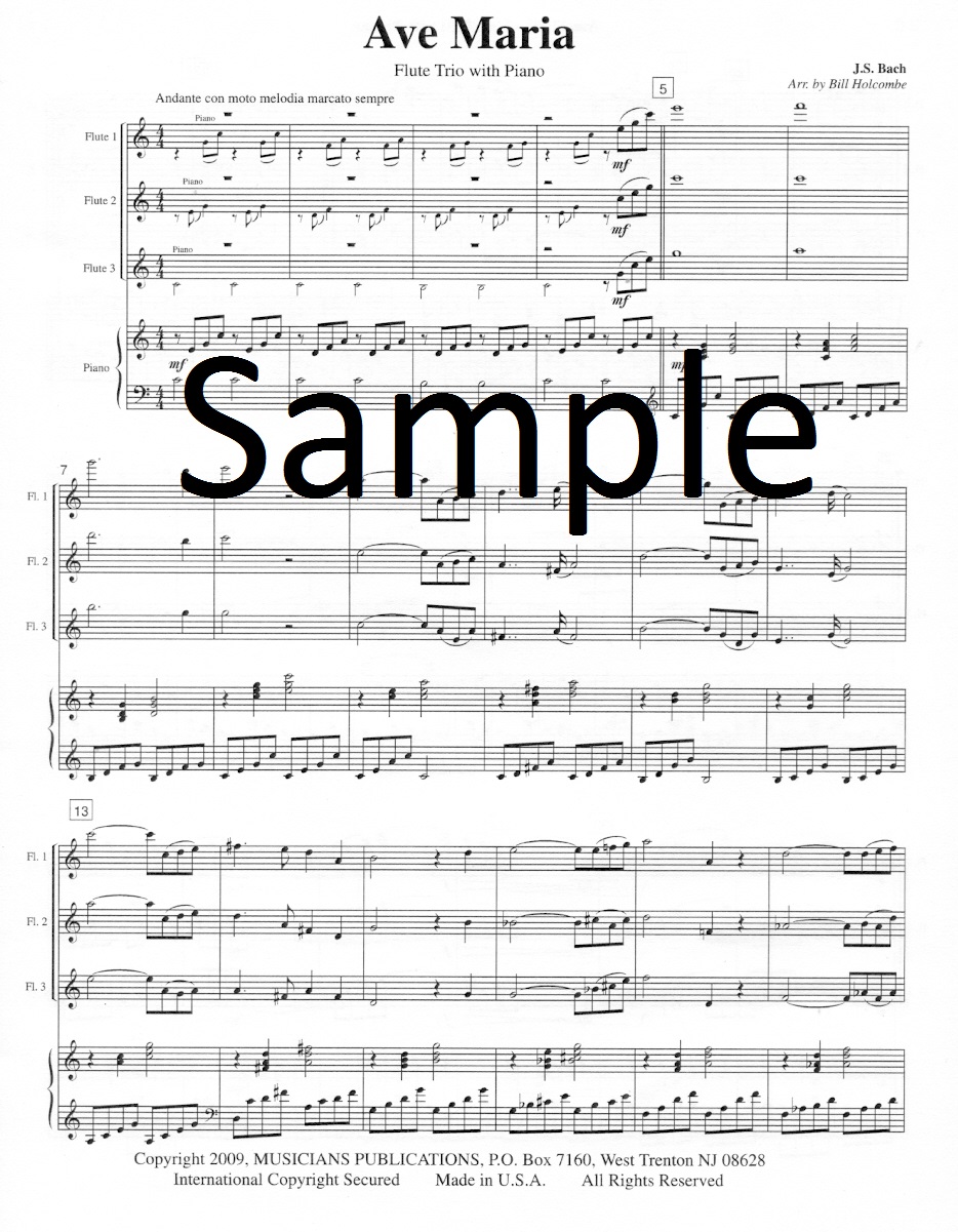 Buy Ave Maria (Bach/Gounod) Online at $12 - Flute World