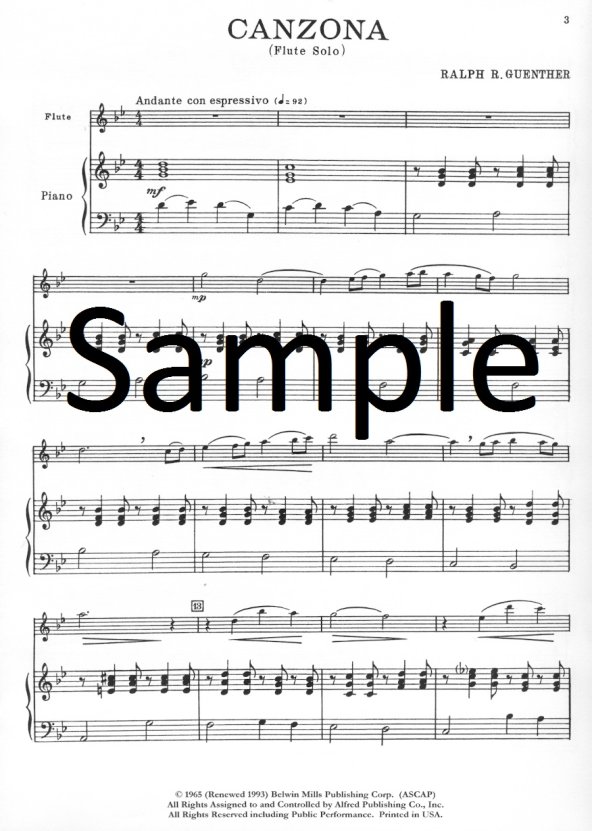 Buy Canzona Online at $5.99 - Flute World