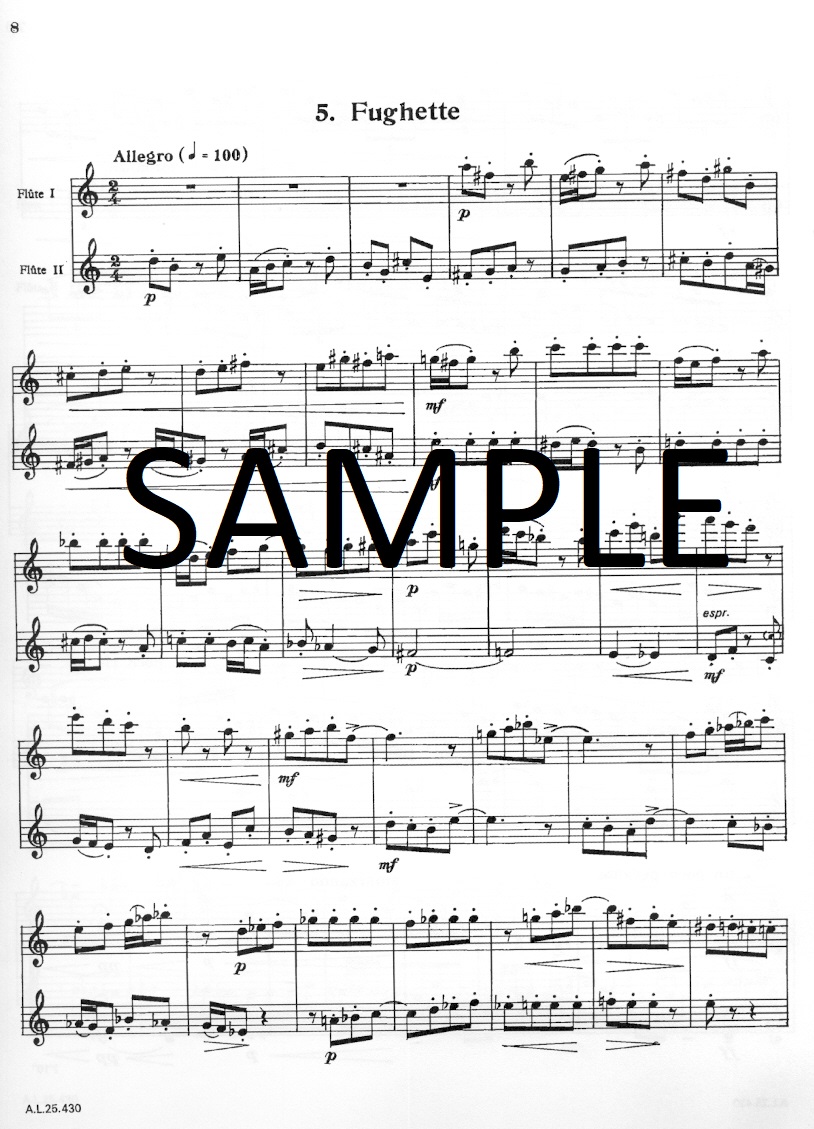 Buy Cinq Inventions (score form) Online at $25.8 - Flute World