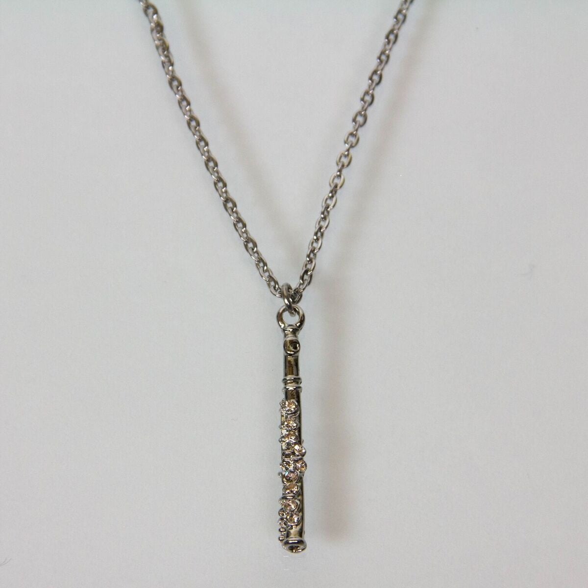 Buy Crystal Flute Necklace Online at $13.95 - Flute World