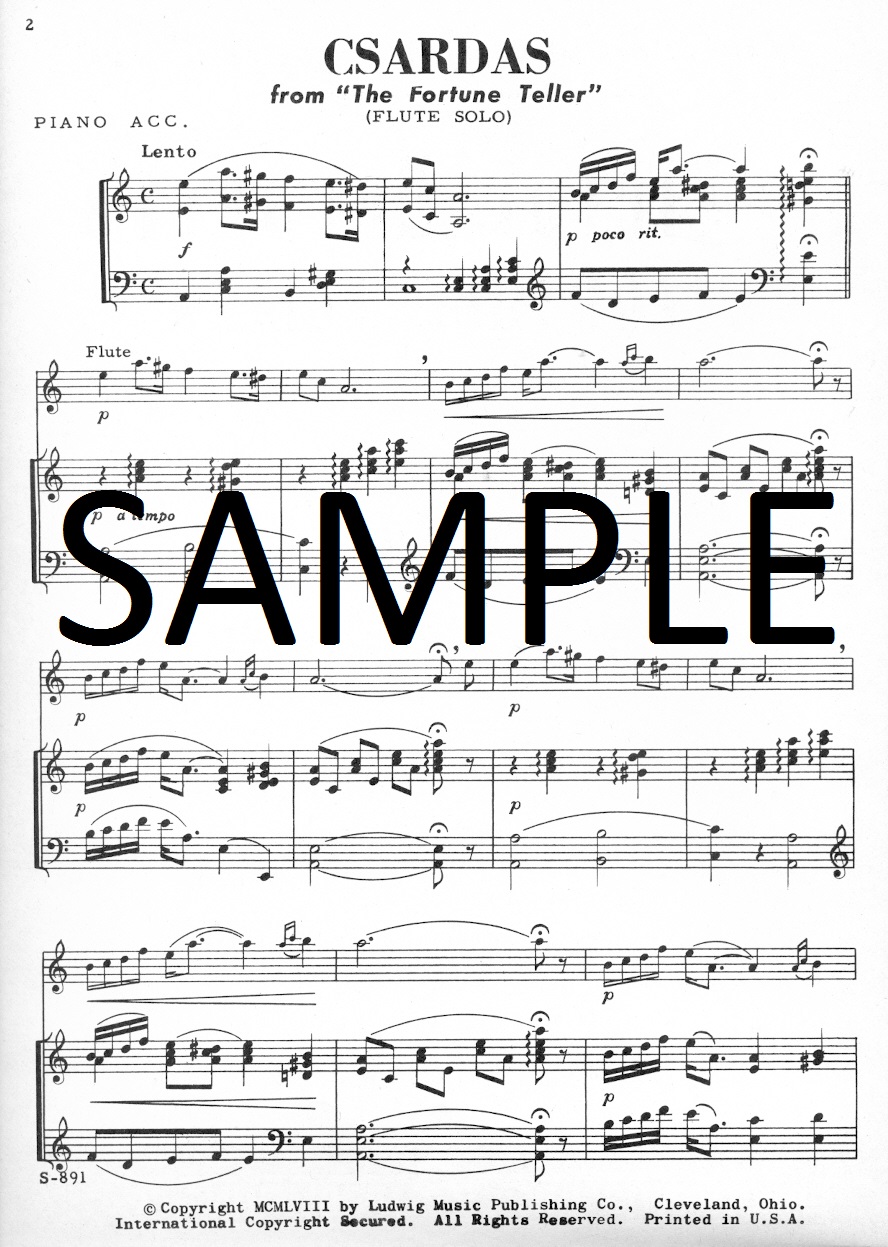 Buy Csardas Online at $4.95 - Flute World