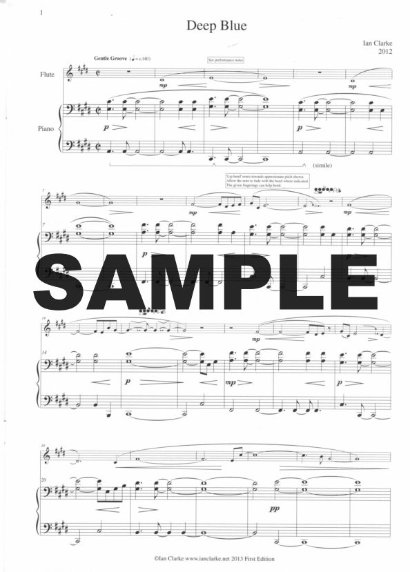 Buy Deep Blue for Flute & Piano and Beverly for Solo Flute Online at ...