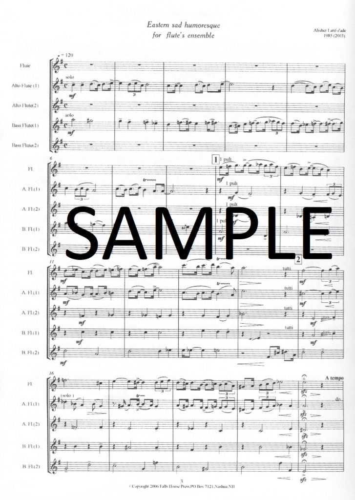 Buy Eastern Sad Humoresque Online at $14.99 - Flute World