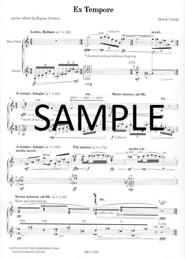 Buy Ex Tempore Online at $9 - Flute World
