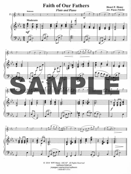 Buy Faith of Our Fathers Online at $9 - Flute World