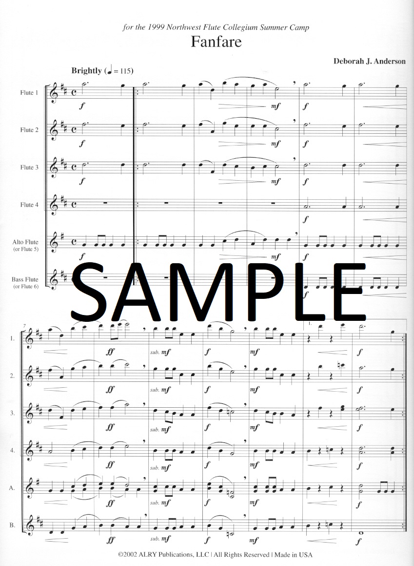 Buy Fanfare Online at $20 - Flute World