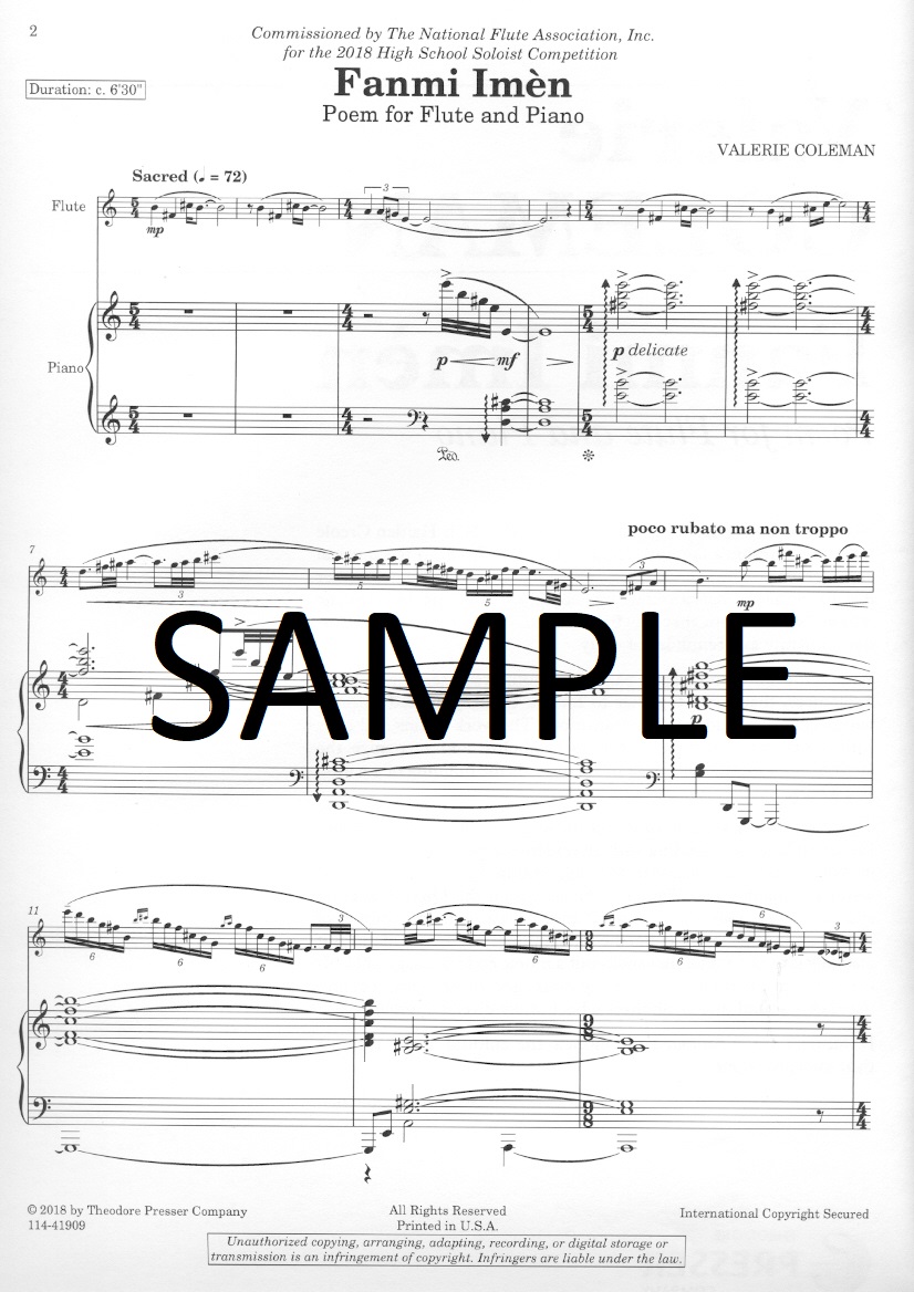 Buy Fanmi Imen Online at $16.99 - Flute World