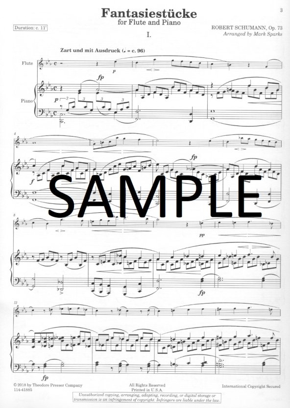 Buy Fantasiestucke Online at $16.99 - Flute World