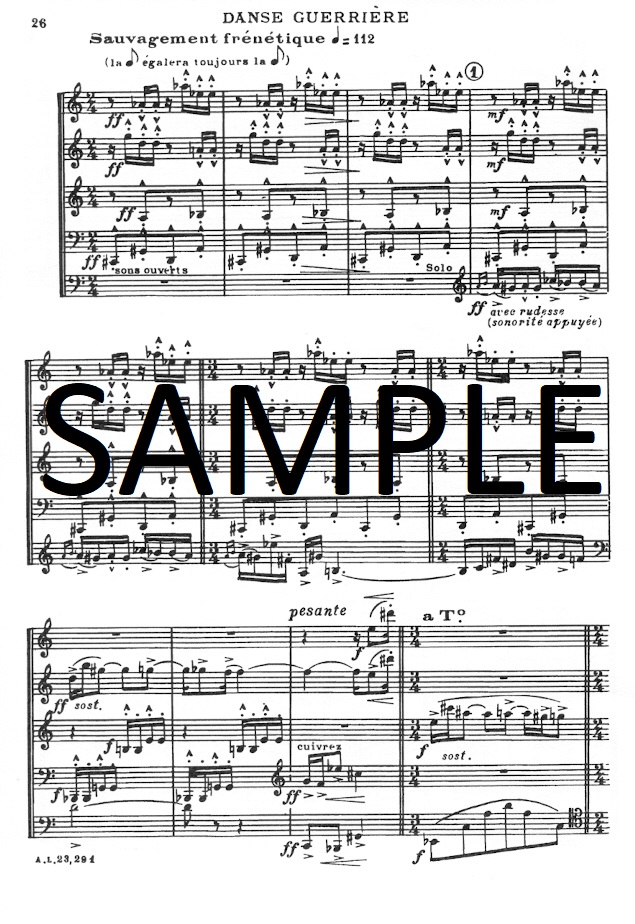 Buy Five Secular and Sacred Dances Online at $71.1 - Flute World