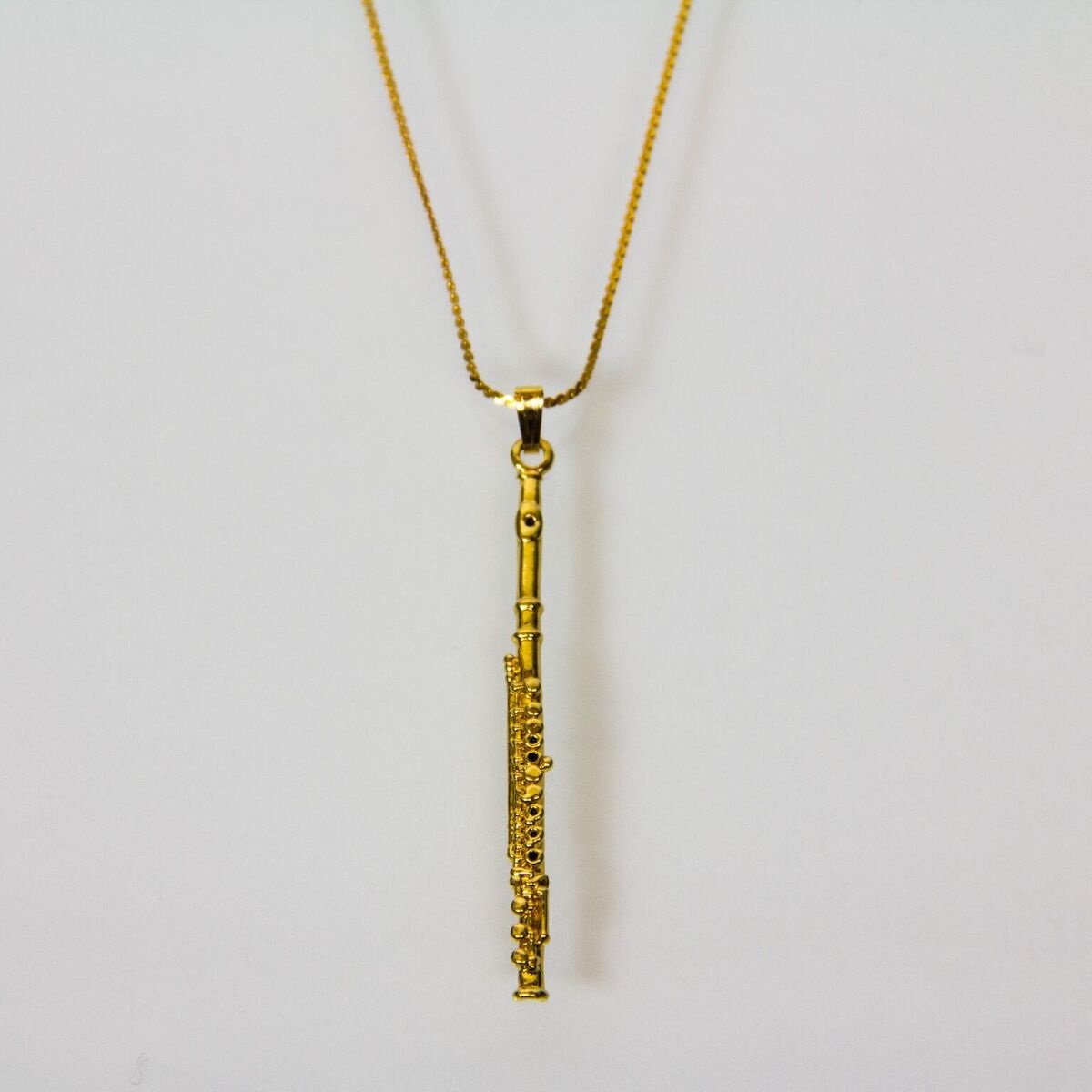 Buy Flute Necklace - 24K gold plated Online at $18.5 - Flute World