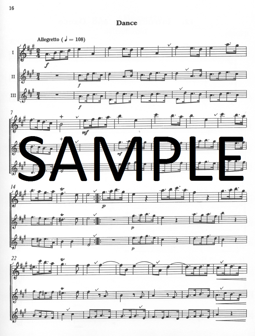 Buy Flute Trios (Volume 1) Online at $17.95 - Flute World