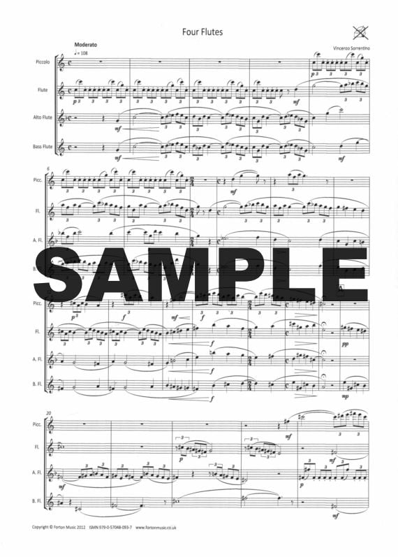 Buy Four Flutes Online at $19.95 - Flute World