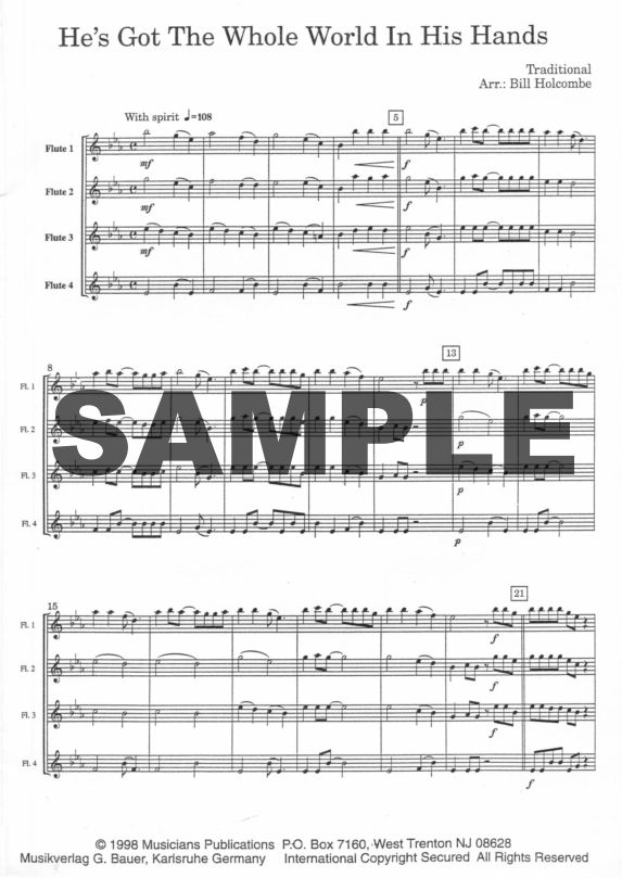 Buy Four for Four Flutes (v.1) Online at $18 - Flute World