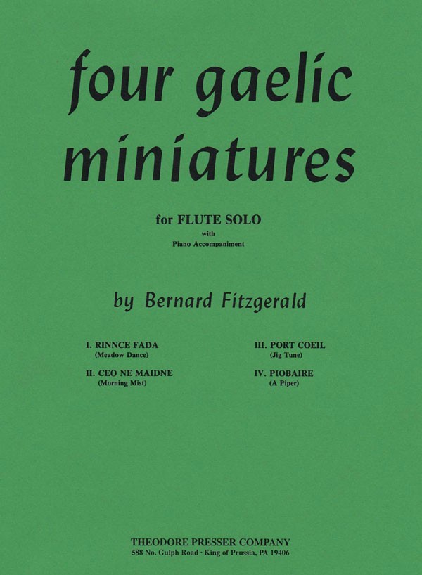 Buy Four Gaelic Miniatures Online at $10.99 - Flute World