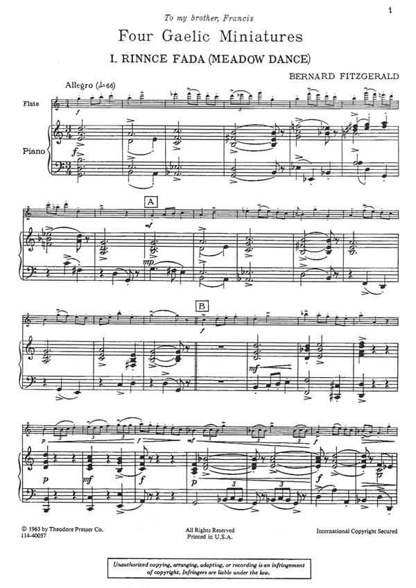 Buy Four Gaelic Miniatures Online at $10.99 - Flute World