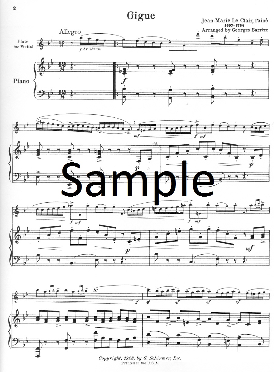 Buy Gigue Online at $5.99 - Flute World