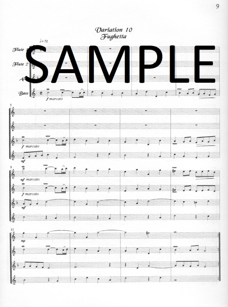 Buy Goldberg Variations (Selections) Online at $21.99 - Flute World