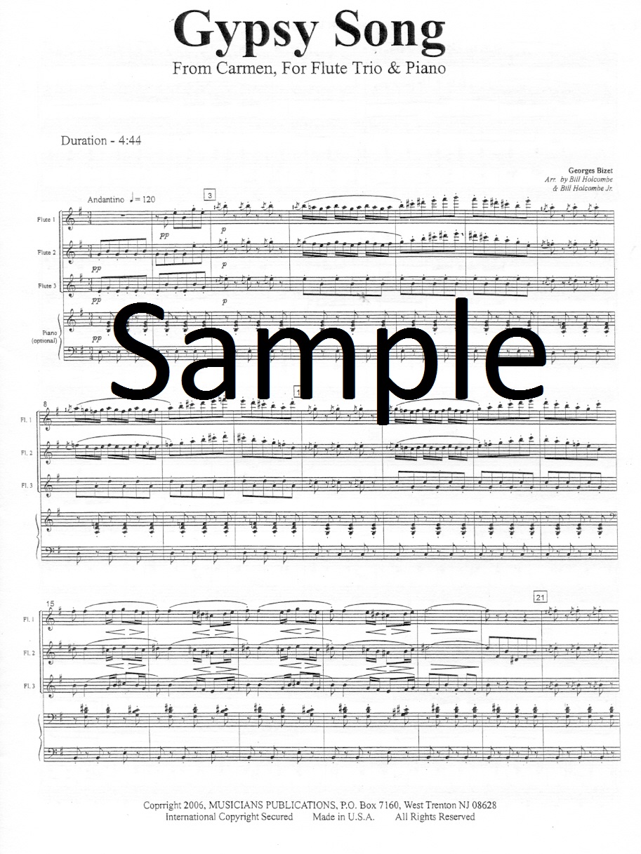 Buy Gypsy Song Online at $12 - Flute World