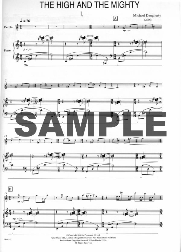 Buy High and the Mighty, The Online at $19.95 - Flute World