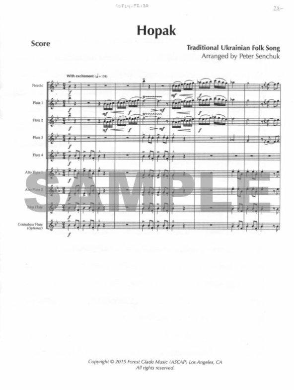 Buy Hopak Online at $25.99 - Flute World