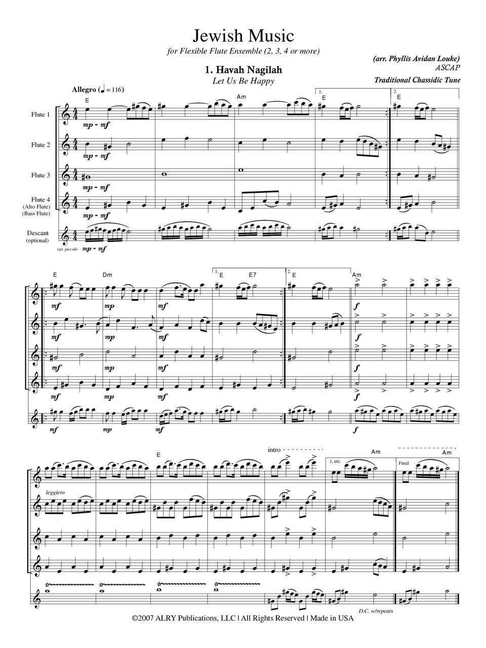 Buy Jewish Music Online at $24 - Flute World