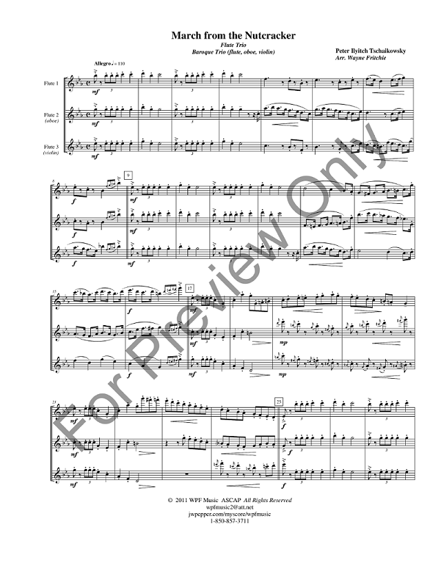 Buy March from the Nutcracker Online at $12 - Flute World