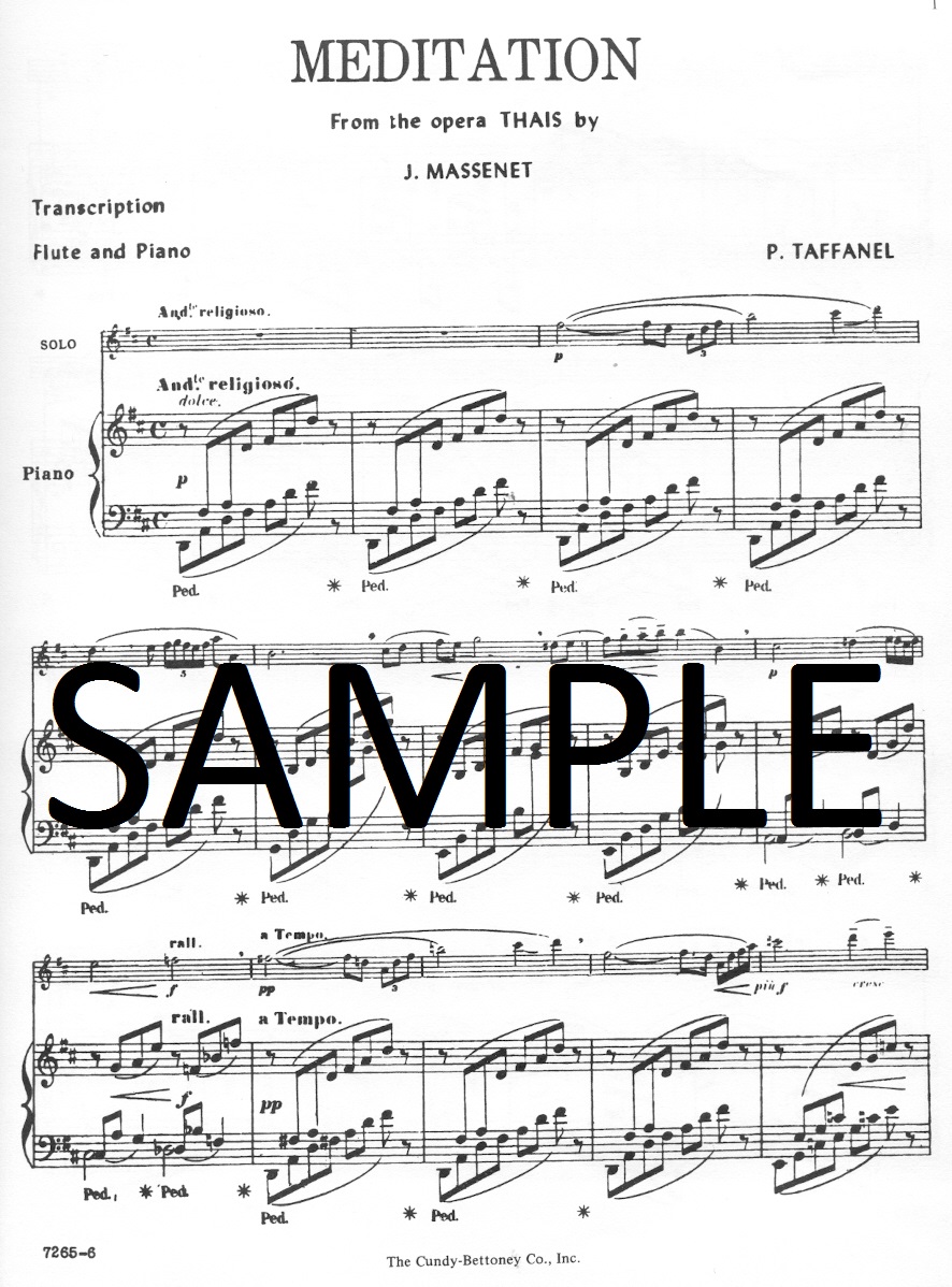 Buy Meditation from Thais Online at $7.5 - Flute World