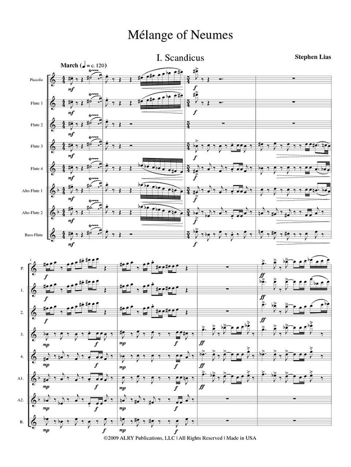 Buy Melange of Neumes Online at $36 - Flute World