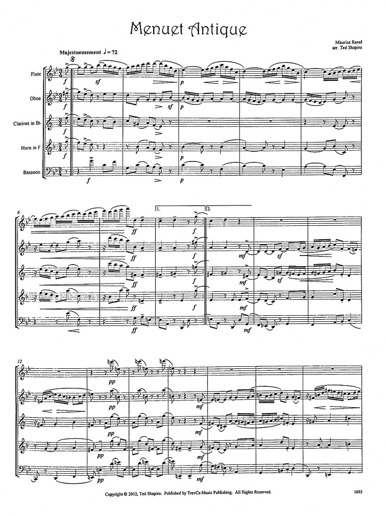 Buy Menuet Antique Online at $12 - Flute World